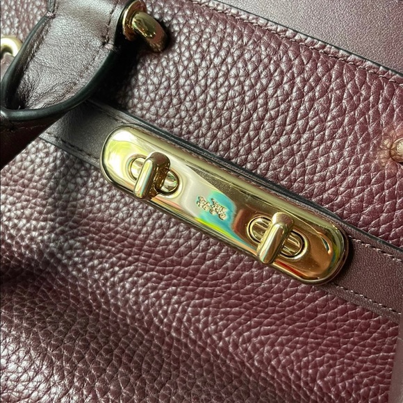 Coach | Bags | Burgundy Coach Swagger Purse With Adjustable Strap ...